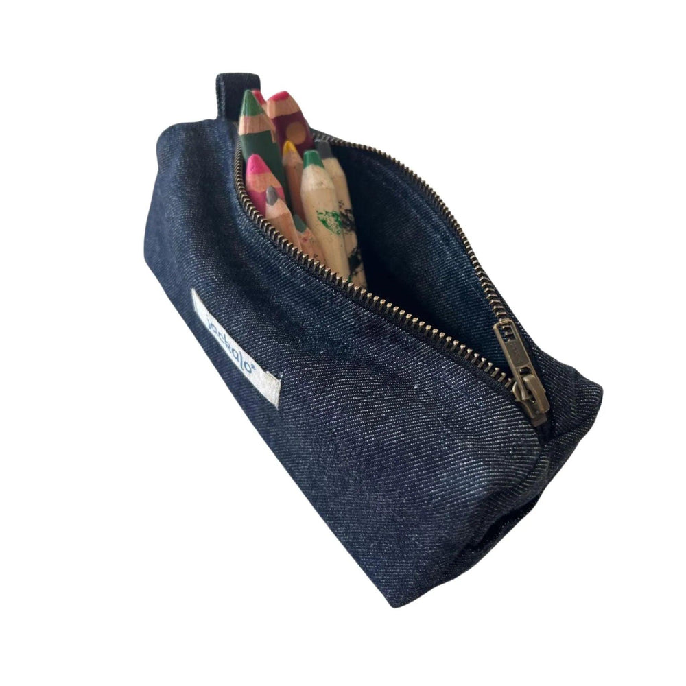Cotton Zero-Waste Pencil Pouch | Organic, Ethically Made | Jackalo