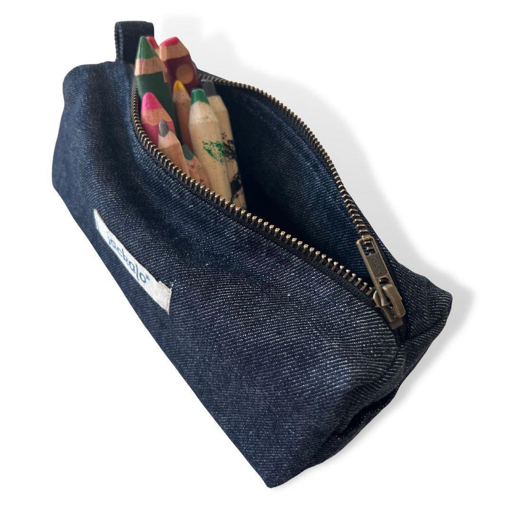 Cotton Zero-Waste Pencil Pouch | Organic, Ethically Made | Jackalo
